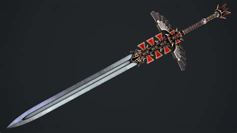 Fantasy Sword 1 3d Model