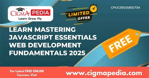 Learn Mastering Javascript Essentials Web Development Fundamentals 2025