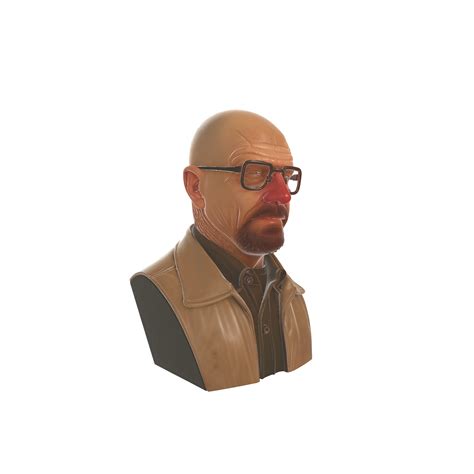 👤 Walter White Bust Breaking Bad Dark Humor Fan Art Sculpture・ 3d