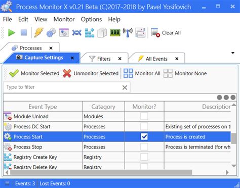 Monitoring New Process Creation