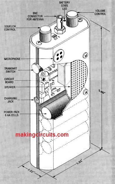 Powerful Transceiver Circuit Using IC MC2833 MC3363