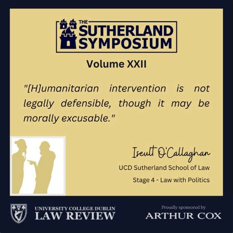 Ucd Law Review On Linkedin We Are Delighted To Publicise The Final