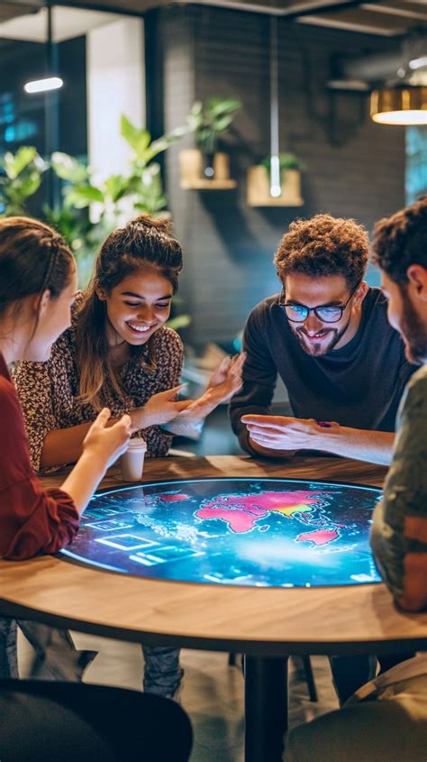 Free Interactive Digital Table Image Technology Interaction
