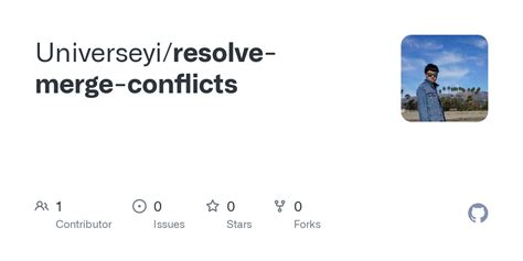 Github Universeyiresolve Merge Conflicts