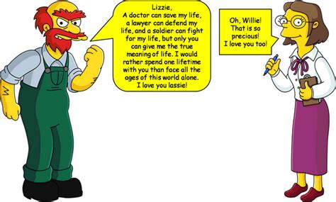 Groundskeeper Willie Loves Miss Hoover By Yolandarules On Deviantart