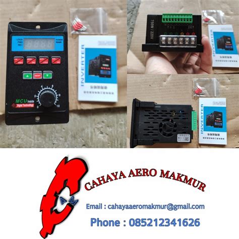 Jual Inverter 0 75kw 1hp Input 1phase 220v Output 3phase 220v Kota Tangerang Cahaya Aero