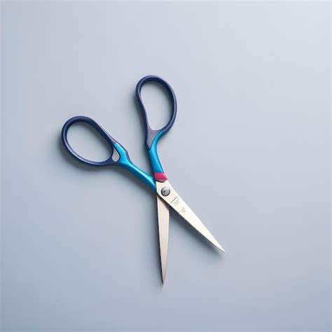 A Pair Of Scissors With The Word Quot T Quot On The Handle Premium Ai