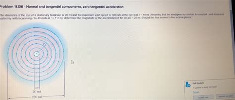 Solved Problem 11 136 Normal And Tangential Components Zero