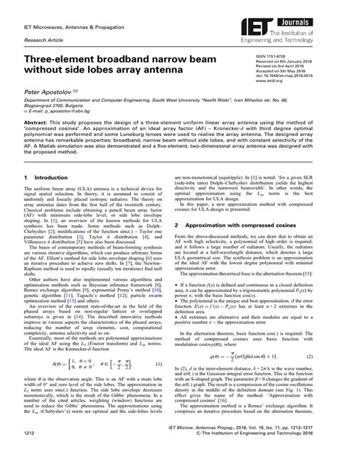 Iet Microwaves Antenna Prop 2016 Apostolov Three Element