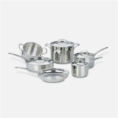 Cuisinart Chefs Classic 10 Piece Stainless Steel Cookware Set