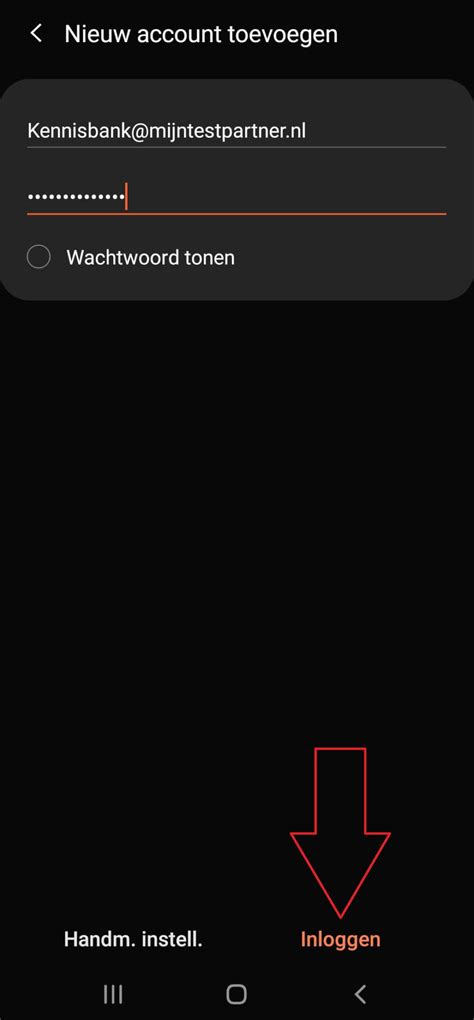 Setting Up E Mail Android 10