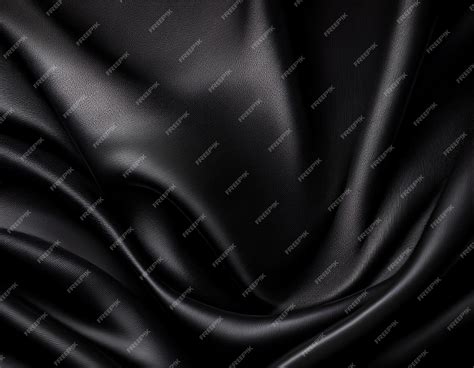 Classic Black Velvet Texture With A Matte Finish And Subtle Shine