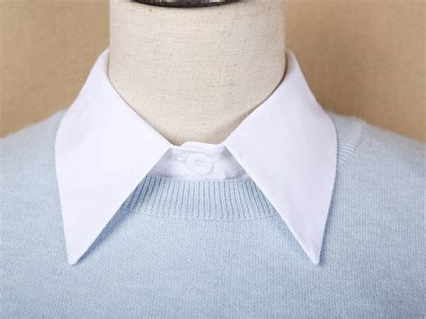 Pointed Shirt Collar Dickey Collar Detachable Half Shirts Etsy Australia