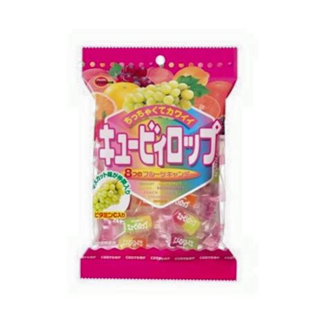 Bourbon Cubyrop Japanese Cubed Hard Candy Assorted Fruit Flavors