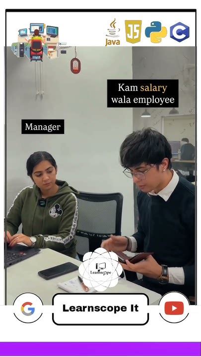 Low Salary Employee 😂😂😊 Coding Programming Shorts Trending Youtube
