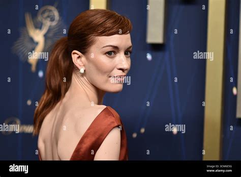 Britt Lower Arrives At The 77th Primetime Emmy Awards On Sunday Sept
