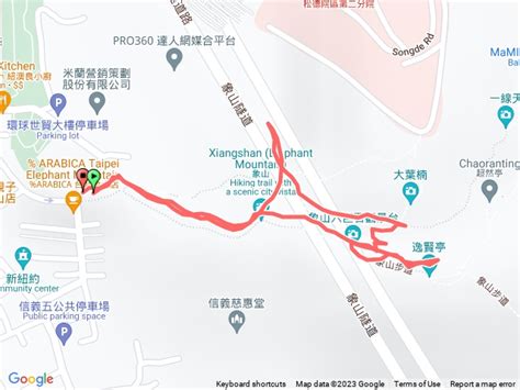 傍晚象山亂爬 健行筆記