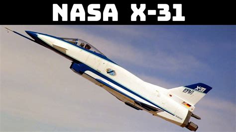 Nasa X31 The Enhanced Fighter Maneuverability Demonstrator At Edwards