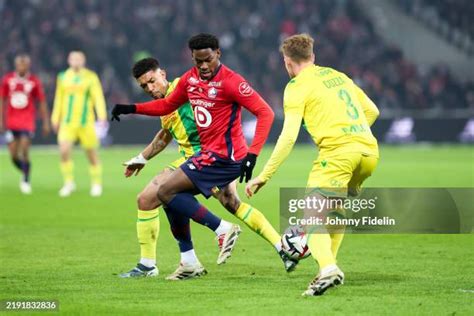 Jonathan Christian David During The Ligue 1 Mcdonalds Match Between