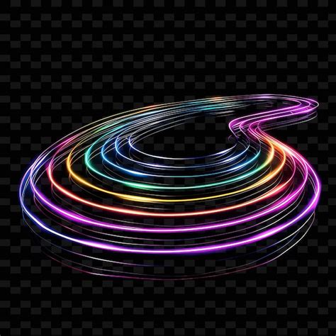 Premium Psd A Rainbow Colored Circle With A Rainbow Of Colors