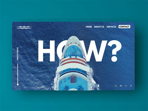 Cruise Ship Hero Section For Elementor By Nicolai Palmkvist On Dribbble