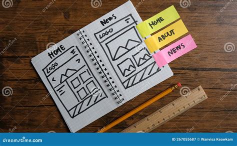 User Experience Concept Stock Image Image Of Blank 267055687