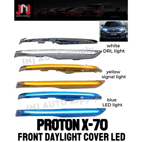 Proton X70 Front Daylight Drl Running Light Fog Cover Light Drl Daylight Cover Signal Lamp 3