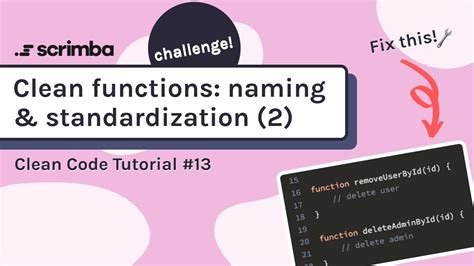 Clean Functions Naming And Standardization 2 Clean Code Tutorial