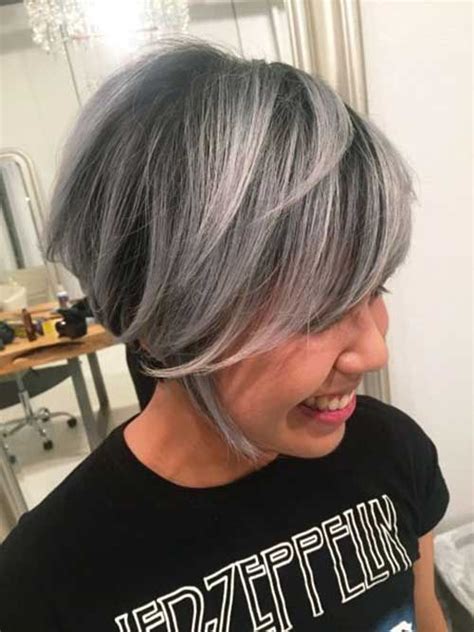 Layered Style Bob Haircuts You Will Love Bob Hairstylecom Gray