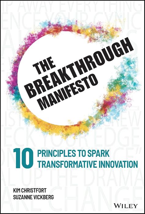 The Breakthrough Manifesto Ten Principles To Spark Transformative