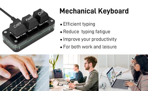 Amazon Com NOVVAOGO Copy Keyboard One Handed Macro Keypad Cut Copy