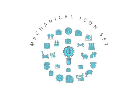 모바일 응용 프로그램 아이콘 세트 디자인 프리미엄 벡터