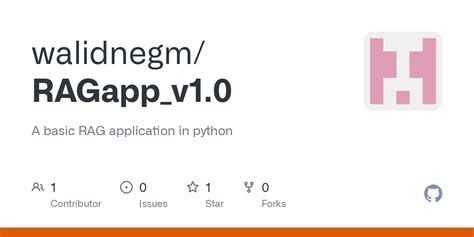 GitHub Walidnegm RAGapp V A Basic RAG Application In Python