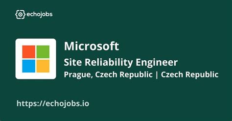 Microsoft Is Hiring Site Reliability Engineer Prague Czech Republic