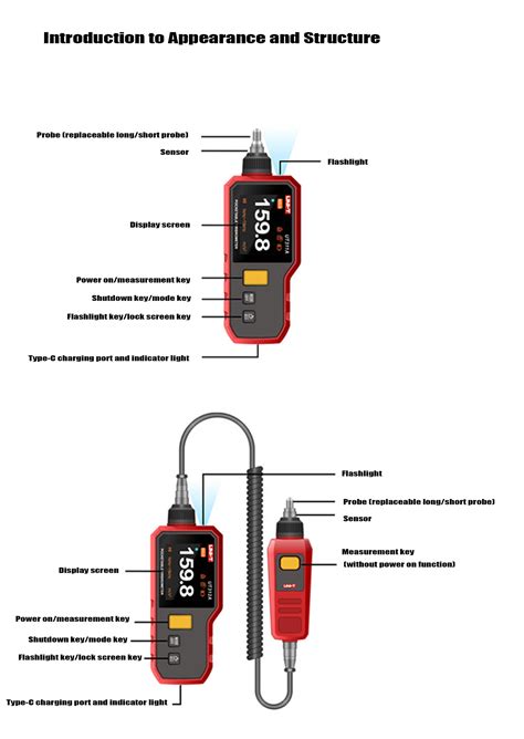 Handheld Vibration Analyzer Uni T Ut311a Ut312a Digital Vibration