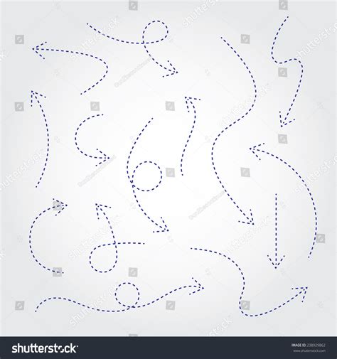 Set Arrow Icons Stock Vector Royalty Free 238929862 Shutterstock