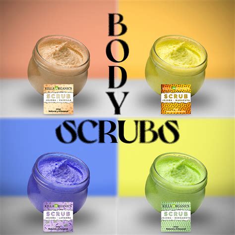 Body Scrubs Killa Organics • Cosmética Natural