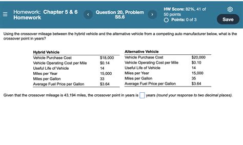 Solved Homework Chapter 5 And 6 Homework Question 20 Problem