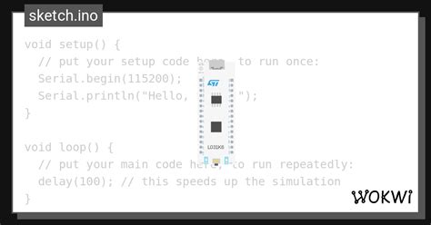 Wokwi Online ESP STM Arduino Simulator