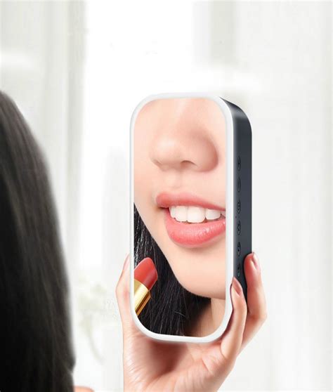 Led Mirror Alarm Clock Digital Wireless Bluetooth Grandado