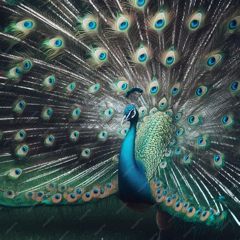 Premium Photo A Beautiful Peacock Displaying Its Vibrant Feathers Peacock Background Images