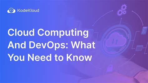 cloud computing and devops what you need to know