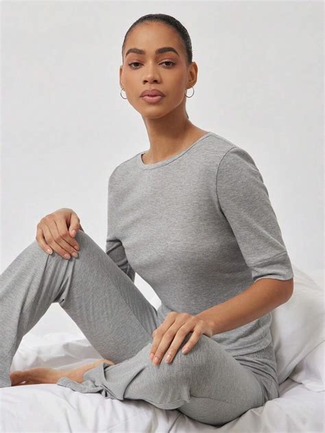 Ocili Pijamas E Roupas De Descanso Minimalistas Confortáveis De Lã Lyocell Top De Dormir