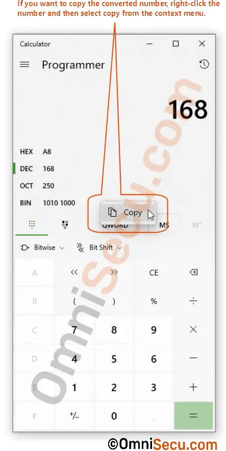 How To Use Calculator For Binary Decimal And Hexadecimal Number Conversions