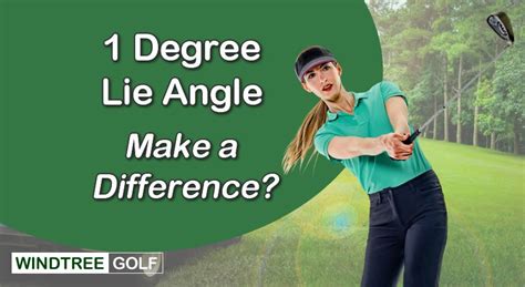 Does 1 Degree Lie Angle Make A Difference Answered