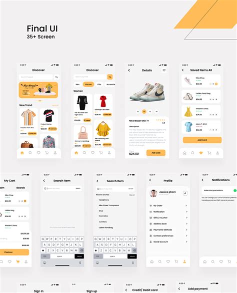 Ui 项目 Behance 上的照片、视频、徽标、插图和品牌
