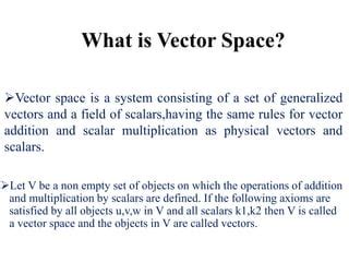 Vector Spaces Subspaces Span Basis PPTX Programming Languages Computing