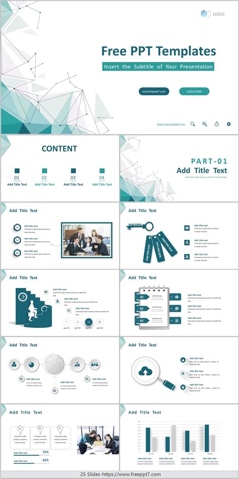 Point Line Polygon Business Powerpoint Templates Business