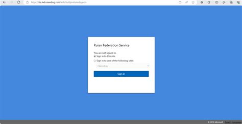 Customize The Adfs Sign In Page By Css Stylesheet Ruians Tech Troubleshooting Toolbox