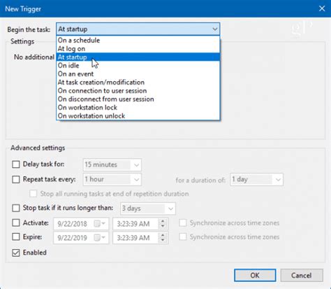 Configure Windows 10 To Automatically Create A System Restore Point On